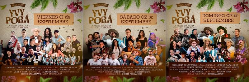 Comienza hoy el Yvy Porá con más de 40 artistas en 3 noches – Diario ...